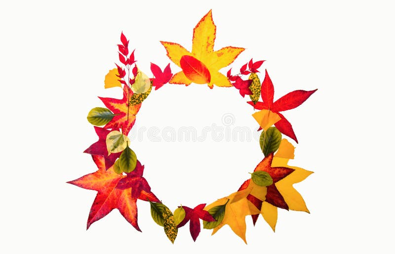 Autumn Borders and Frames for Design Banners, Leaflets, Posters with ...