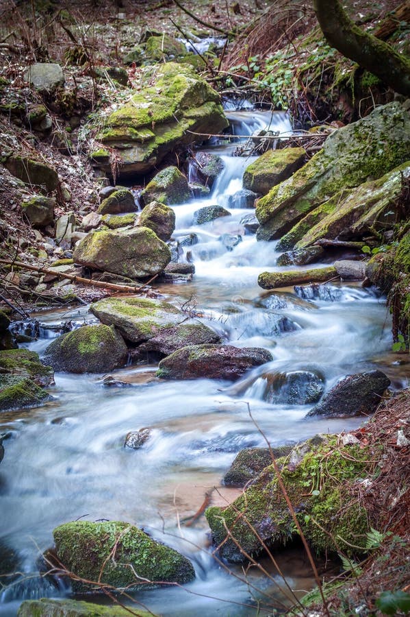 Autumn brook cascade stock photo. Image of scenery, park - 51841964