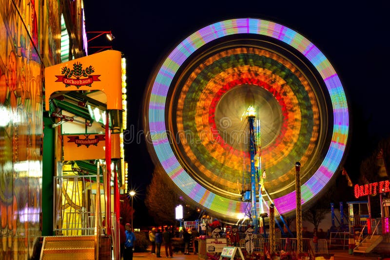 Autumn Carnival editorial stock image. Image of evening - 59731969