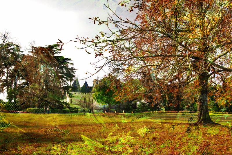 Autumn castle stock image. Image of autumn, monument, medieval - 6614237