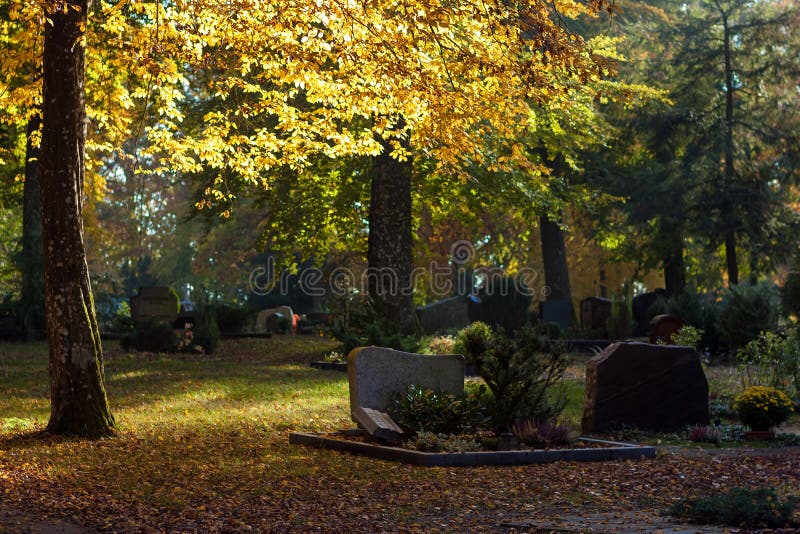 Autumn cemetery stock photo. Image of outdoors, forest - 34549042