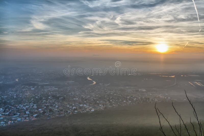 Autumn city stock photo. Image of europe, cloudscape - 21975484