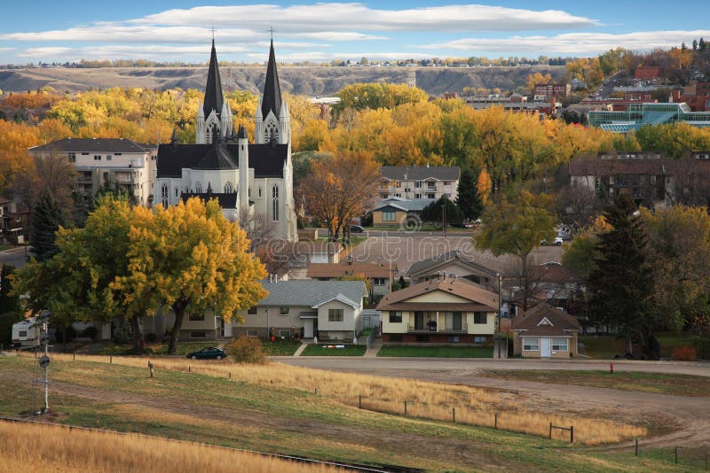Autumn in the City stock photo. Image of trees, city, churches - 3736800