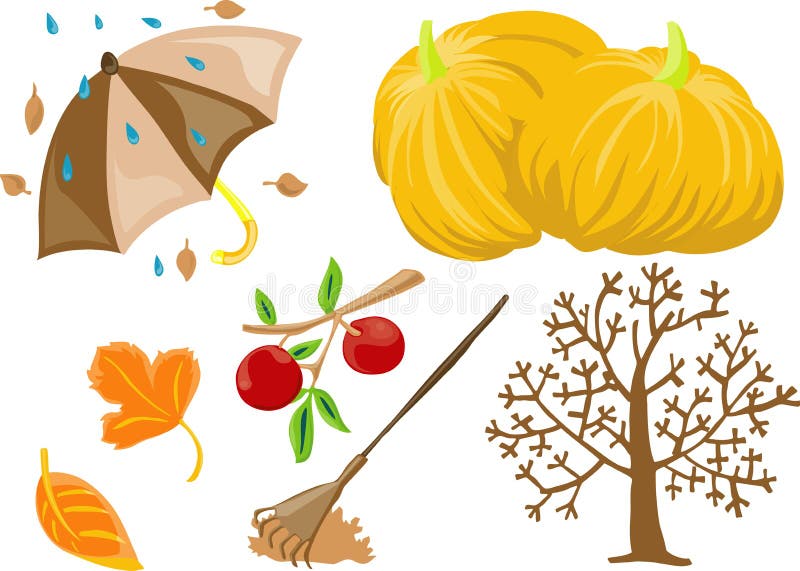 Autumn clip-art stock vector. Illustration of harvested - 2653430