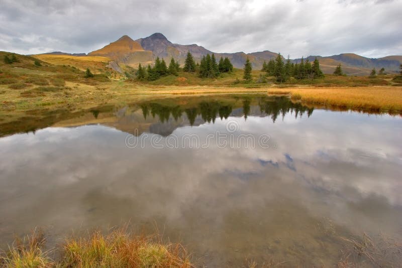 Autumn clouds stock photo. Image of lake, landscape, scenics - 1940358
