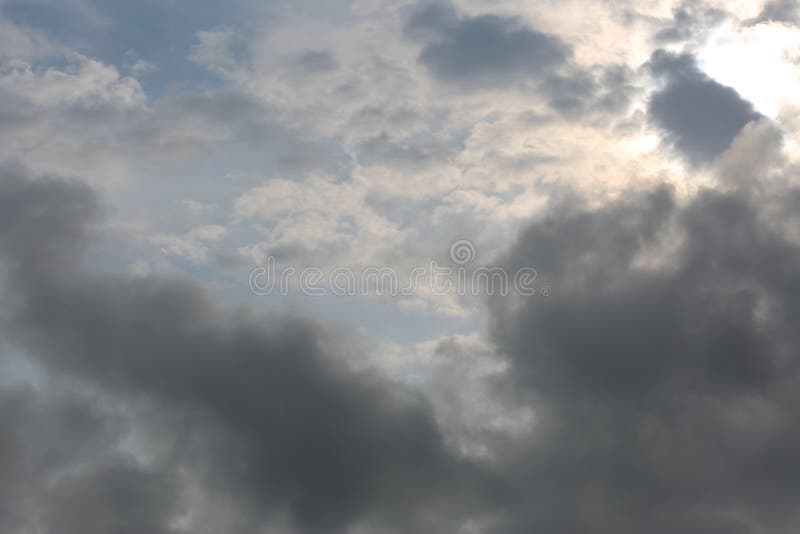 Autumn clouds. stock photo. Image of texture, nature - 158110176