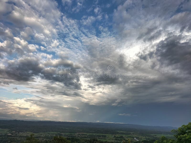 Autumn Clouds in Hill Track Stock Image - Image of hill, horizon: 255577881