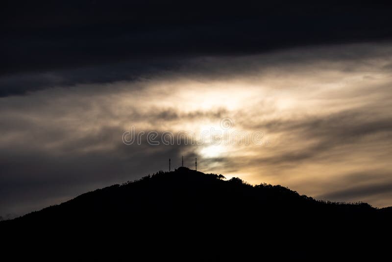 Autumn Clouds! stock photo. Image of sunset, natural - 260359980