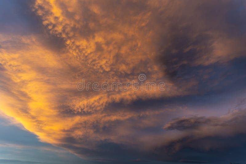 Autumn Clouds! stock photo. Image of texture, clima - 260360026
