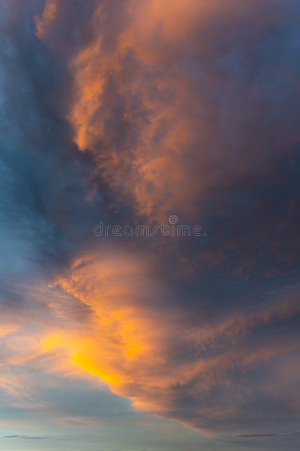 Autumn Clouds! stock image. Image of natural, colors - 260360053