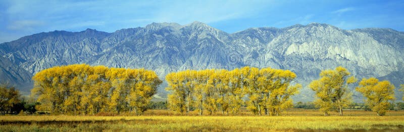 Autumn Color Along Highway 395, Stock Image - Image of expressway ...