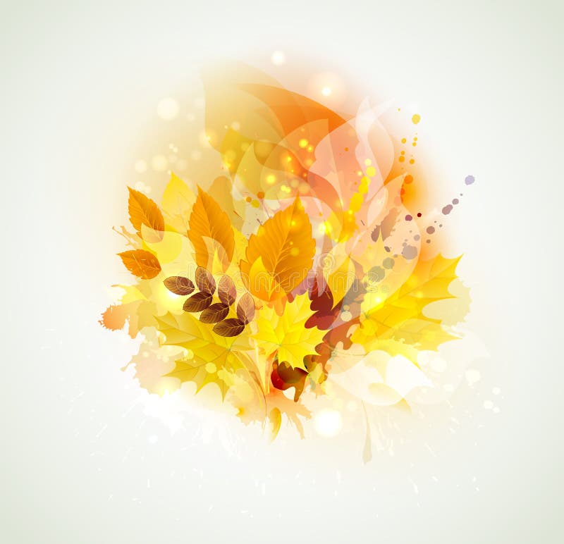 Autumn color composition stock vector. Illustration of beauty - 37148907