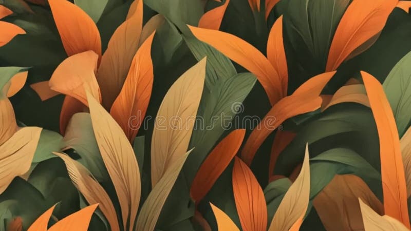 Autumn Color Leaf Gradient Background, Motion Stock Video - Video of ...