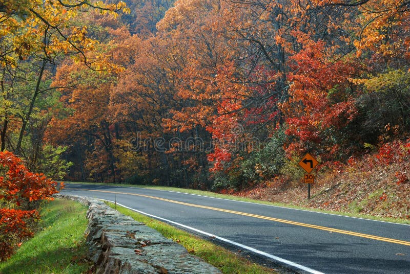 Skyline Drive stock photo. Image of america, front, hilly - 9811398