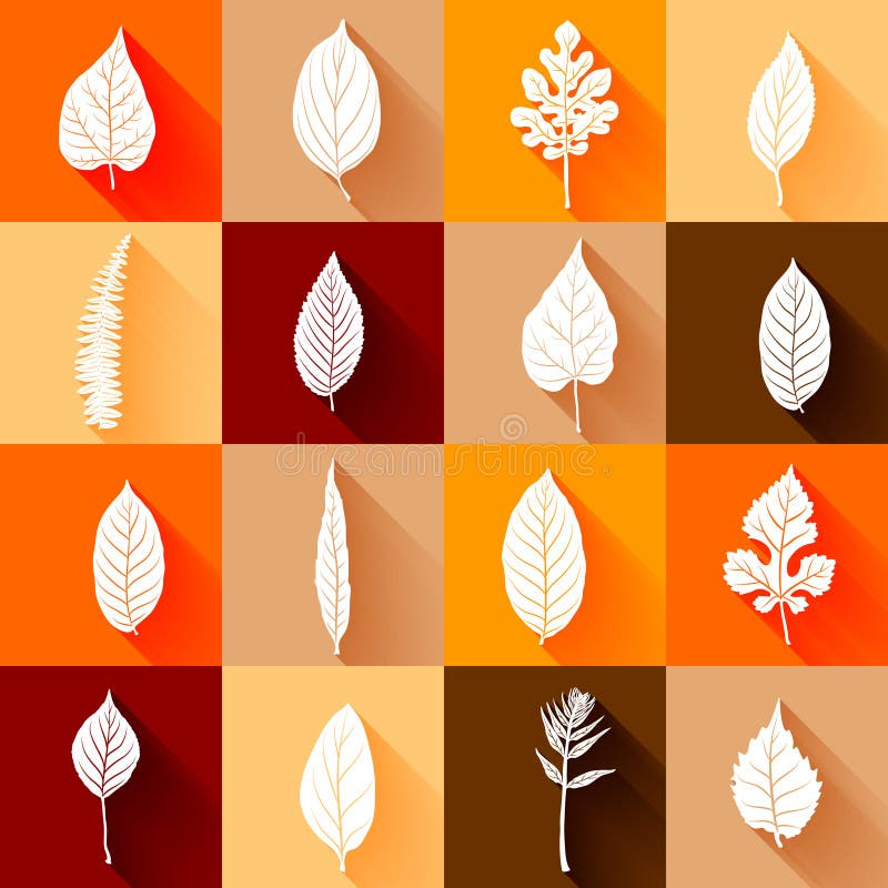 Autumn Colorful Leaves Vector Stock Vector - Illustration of plant ...