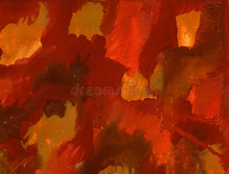 Autumn Colors, Egg Tempera stock illustration. Illustration of ...