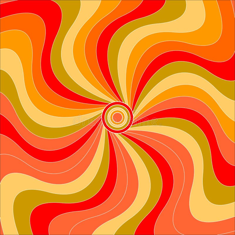 Autumn Floral Swirl stock vector. Illustration of white - 6843073