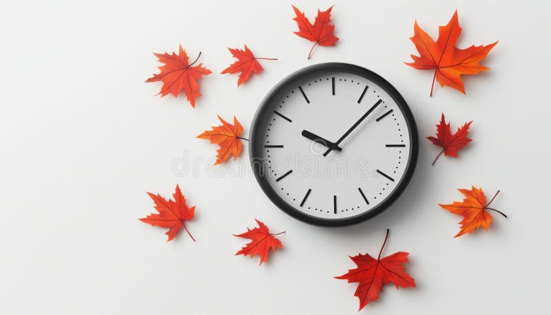 Autumn Composite Featuring Turn Back the Clock and Daylight Saving Time ...