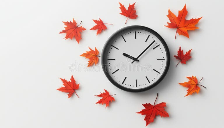 Autumn Composite Featuring Turn Back the Clock and Daylight Saving Time ...
