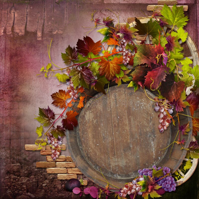 Autumn composition stock illustration. Illustration of arrangement ...