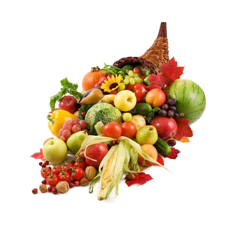 Autumn Cornucopia stock photo. Image of fruit, food, seasonal - 1421298