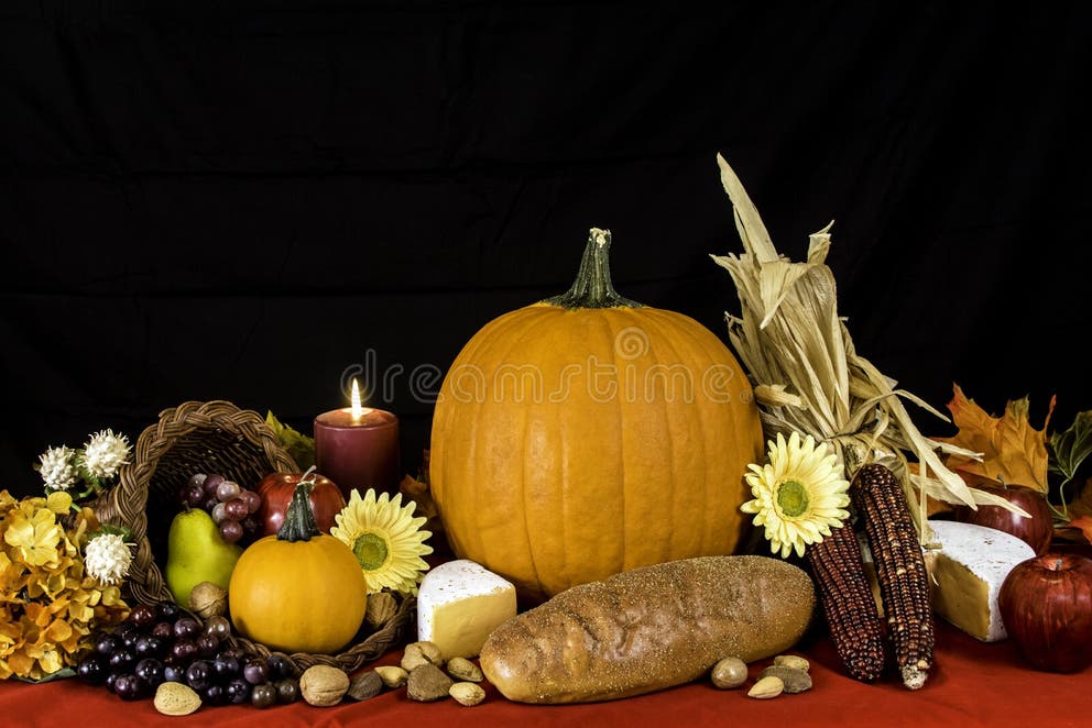 Autumn Cornucopia stock photo. Image of cheese, november - 44775558
