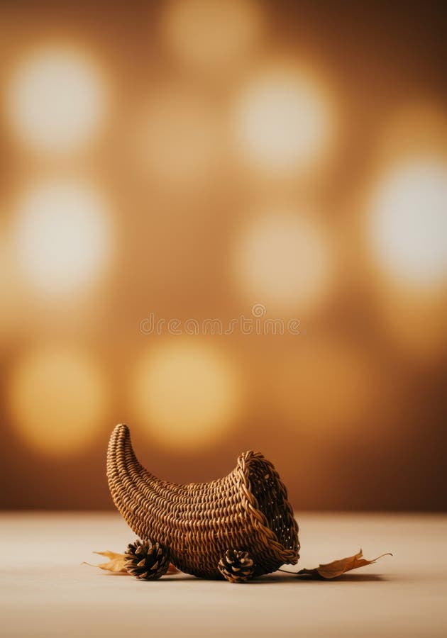Autumn Cornucopia Warm Bokeh Lights Fallen Leaves Stock Photos - Free ...