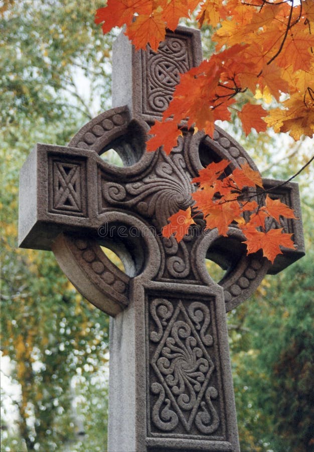 Autumn cross stock image. Image of religious, decorative - 110877