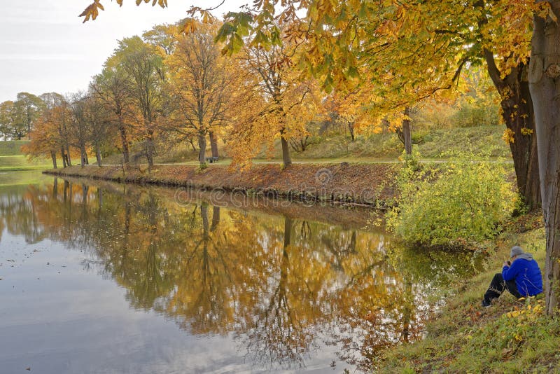 Autumn in denmark editorial photography. Image of crown - 65480222