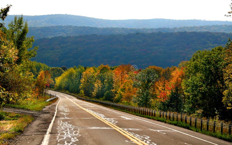 Autumn drive stock photo. Image of weather, color, casacade - 10974646