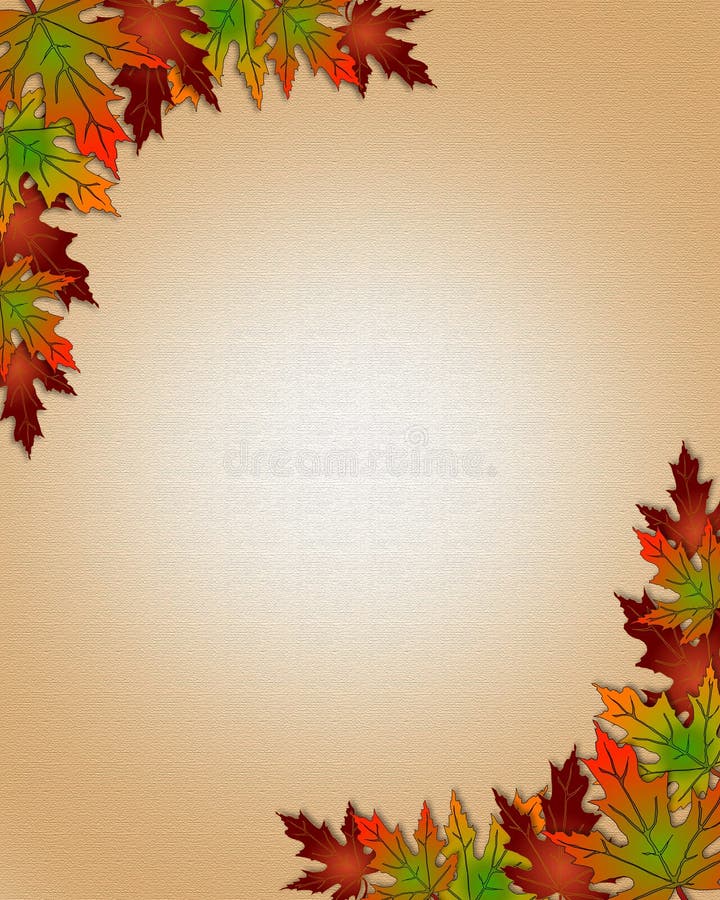 Printable Fall Border