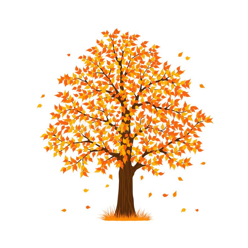 Fall Tree Branch Vector