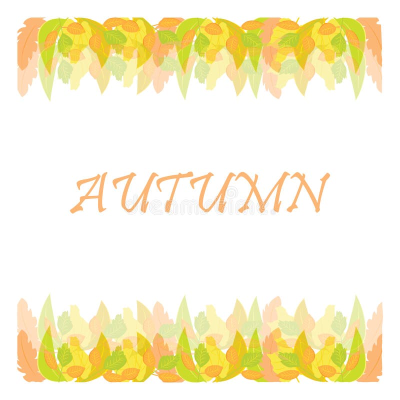 Utumn fall writing stock vector. Illustration of plant - 99423520