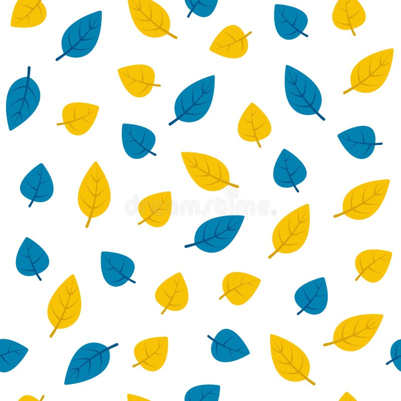 Autumn Falling Leaves, Seamless Pattern. Deciduous Background. Fall ... Autumn Falling Leaves, Seamless Pattern. Deciduous Background. Fall ...