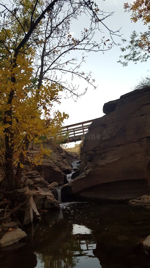 Autumn falls square stock photo. Image of falls, current - 27192866