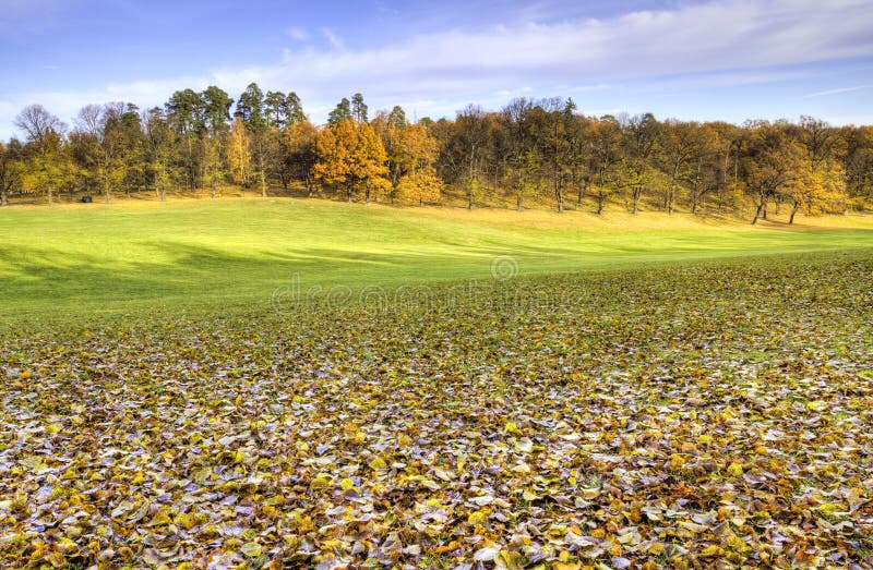 Autumn fields. stock photo. Image of autumn, outdoor - 21874956