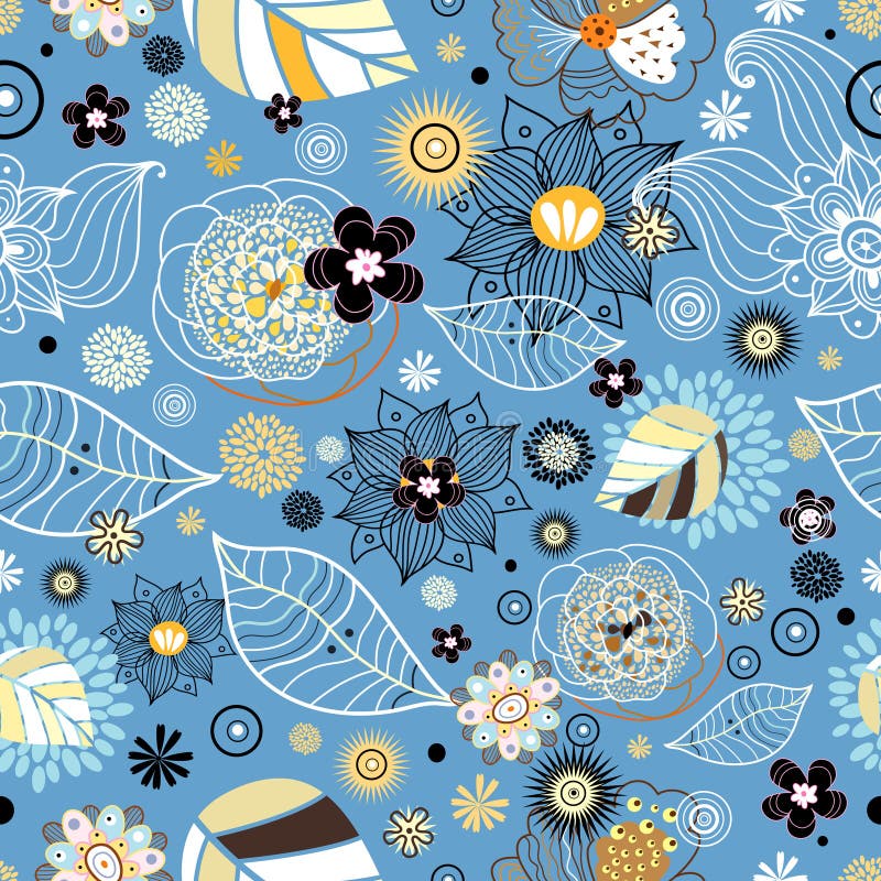 Texture Of Ornamental Foliage Stock Vector - Illustration of background ...