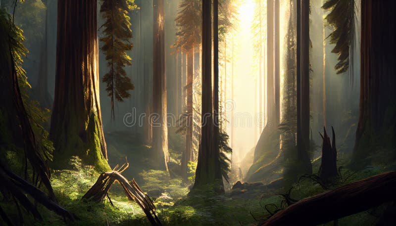 Autumn Fog Shrouds Mysterious Forest, Surreal Beauty ,generative AI ... Autumn Fog Shrouds Mysterious Forest, Surreal Beauty ,generative AI ...