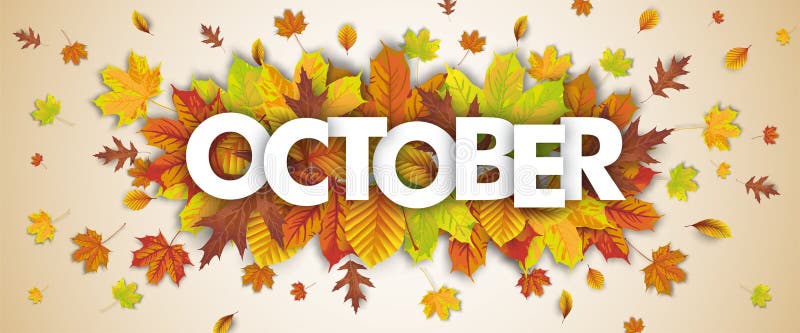 Autumn Foliage Explosion Centre October Stock Vector - Illustration of ...