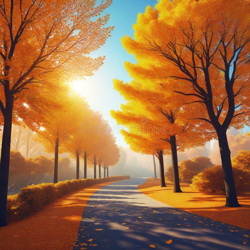 Autumn forest pixel trees stock illustration. Illustration of season ...