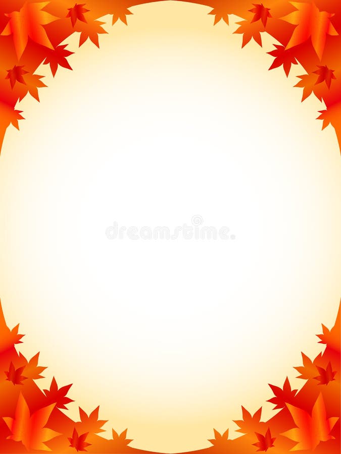 Autumn Frame stock vector. Illustration of frame, simple - 22387269