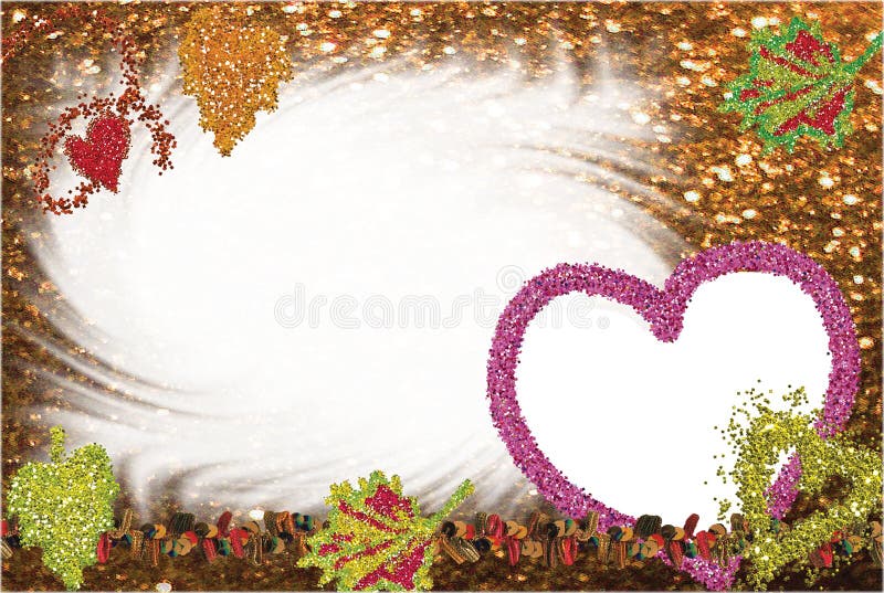 Autumn Framework for a Photo. Stock Illustration - Illustration of ...