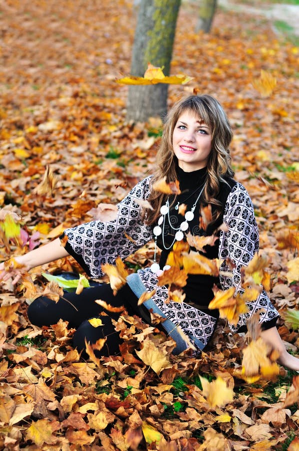 Autumn fun stock photo. Image of autumn, healthy, happiness - 16749964