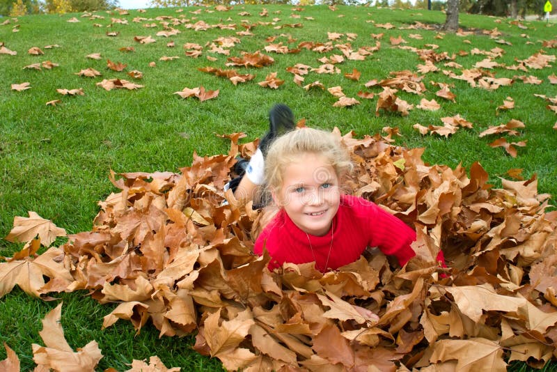 Autumn fun stock image. Image of happiness, human, daughter - 2643145