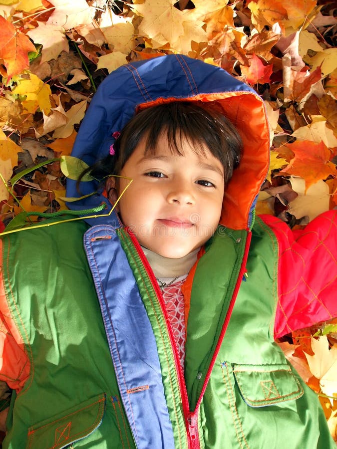 Autumn fun stock image. Image of female, fashion, cute - 3505513