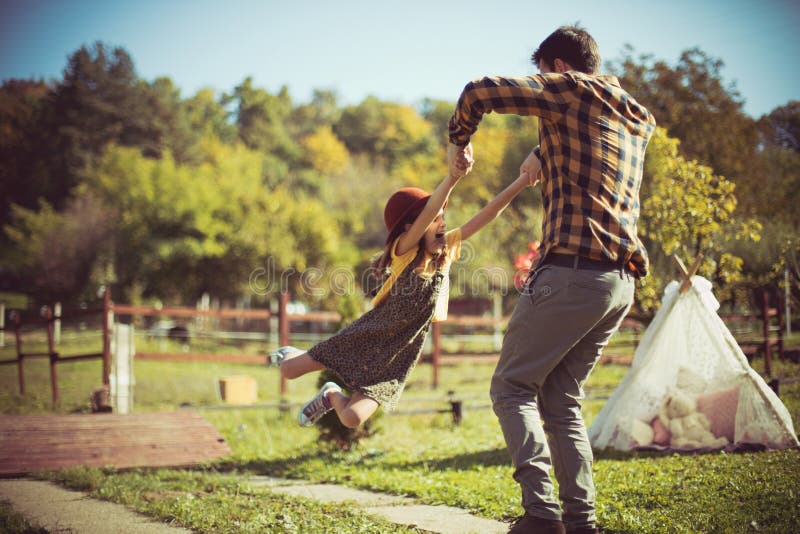 Autumn fun in full swing stock photo. Image of little - 161159268