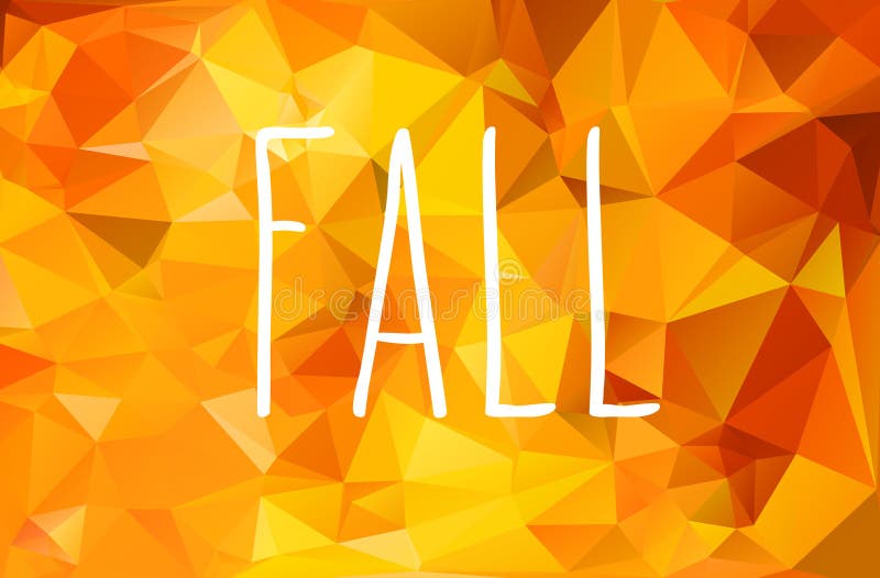 Autumn Geometric Background Stock Vector - Illustration of drawing ...