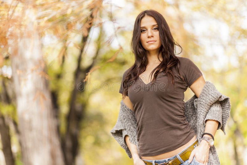 Autumn girl stock photo. Image of girl, attractive, fashion - 28387952