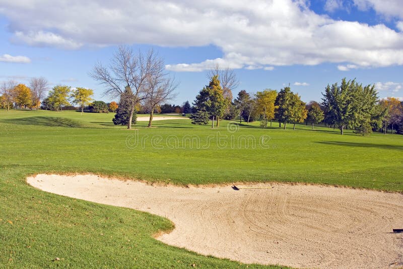 Autumn Golf Fairway stock image. Image of trees, autumn - 8367081