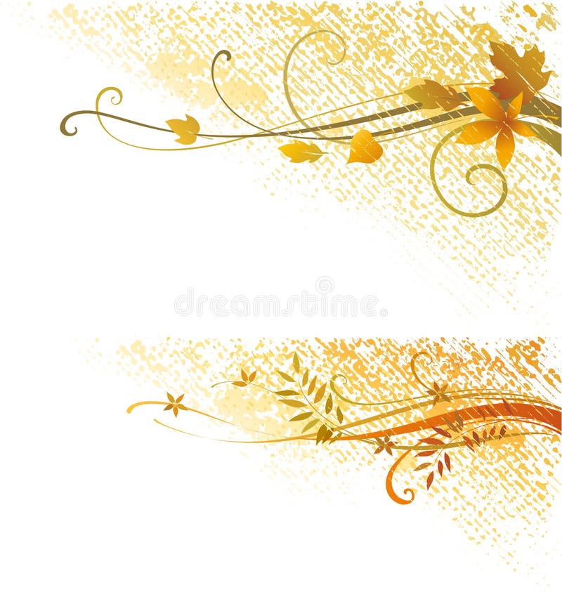 Grunge Scrolls, Books and Banner Stock Vector - Illustration of ...